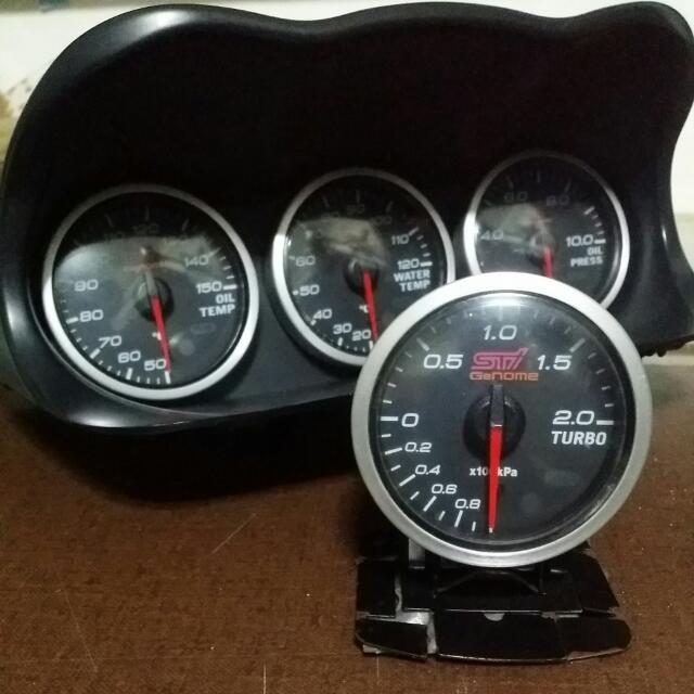 STi Genome Gauges, Car Accessories on Carousell