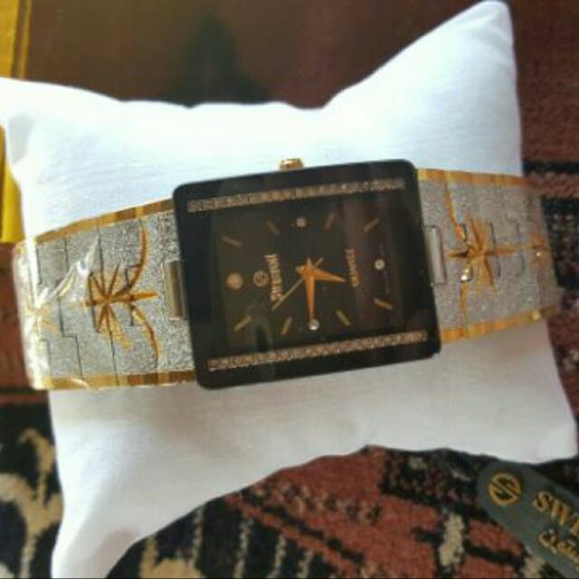 Swiston scratchproof couple watch Authentic, Luxury, Watches on Carousell