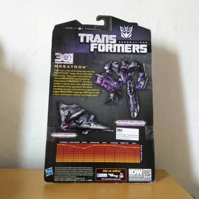 Transformers - Generations (Hasbro) Deception - Megatron C/W comic book ...