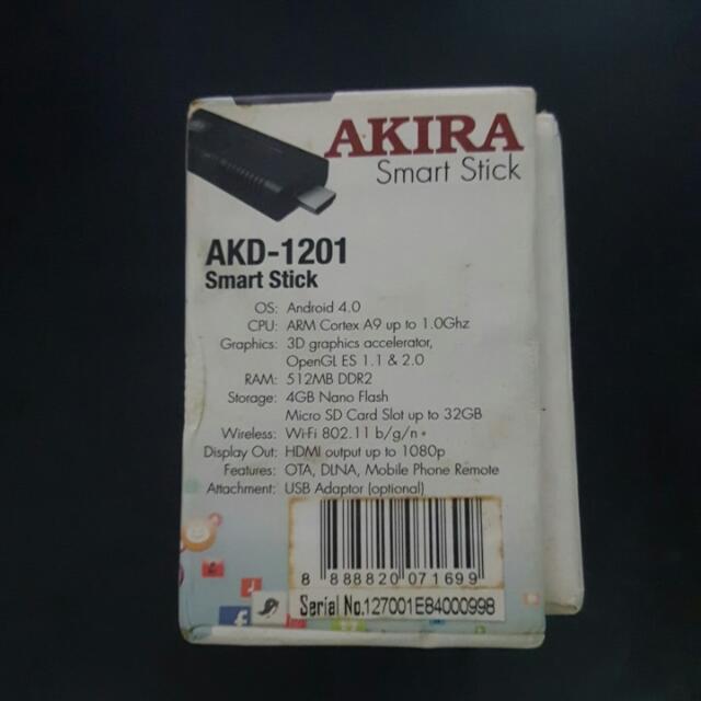 Akira Smart Stick, TV & Home Appliances, TV & Entertainment ...