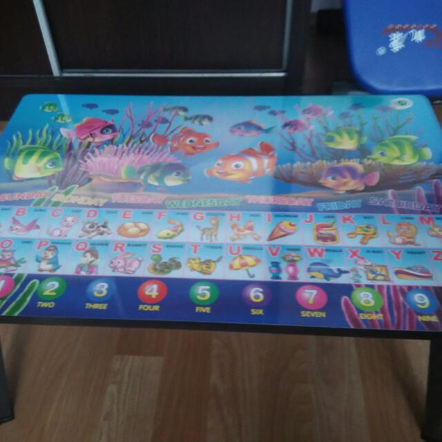 children ABC&123 study table, Babies & Kids, Babies & Kids Fashion on ...