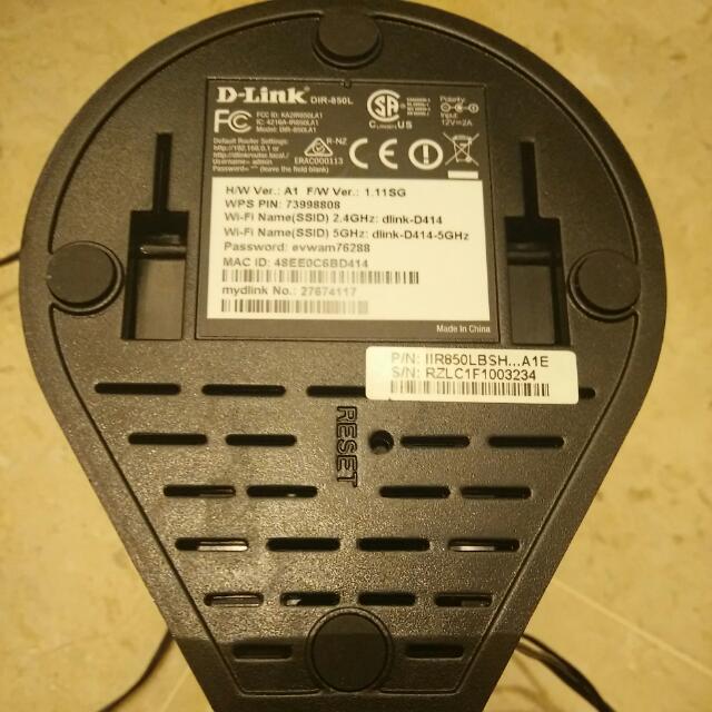 DIR 850 L STARHUB MODEM WIFI ROUTER, Computers & Tech, Parts ...