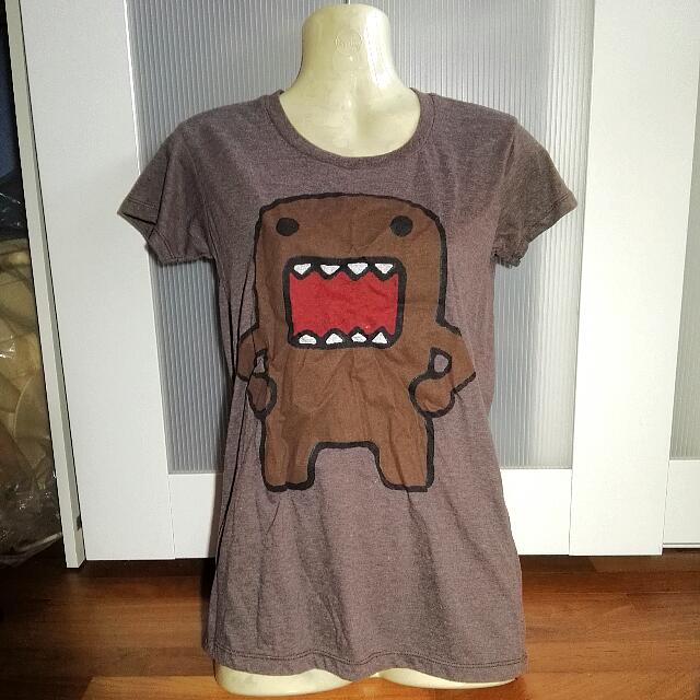 Domo-kun T-shirt, Women's Fashion, Tops, Shirts on Carousell