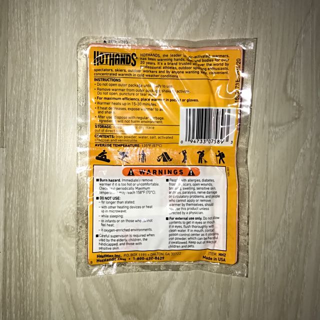 🇺🇸 HotHands Hand Warmers Heat Pack 🇺🇸, Sports Equipment, Other Sports ...