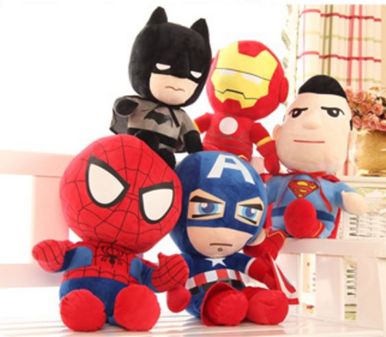 Marvel and DC Superhero Plush Toys / Soft Toys / Superman / Batman ...