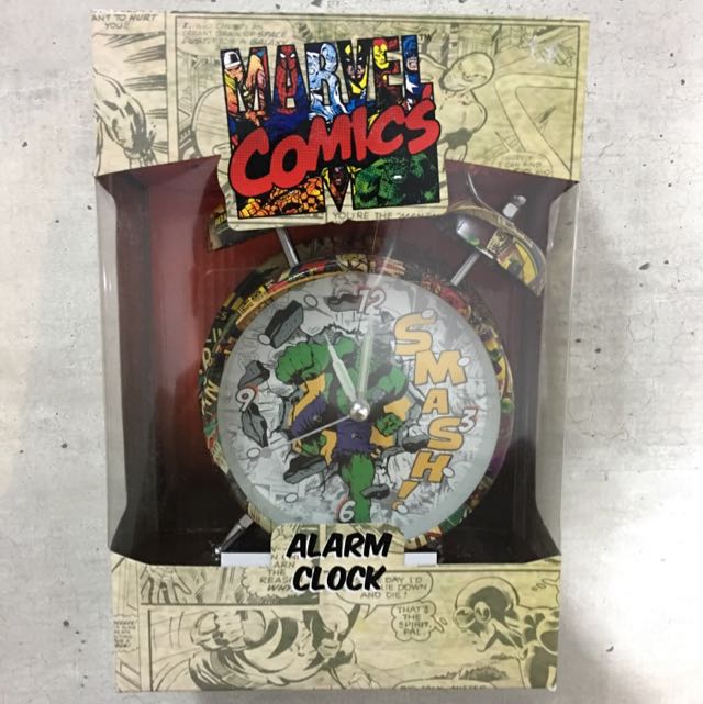 Marvel Comics Incredible Hulk Alarm Clock Avengers Captain America ...