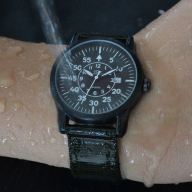 Silver Rim oDo watch black face (Black Strap), Mobile Phones & Gadgets ...