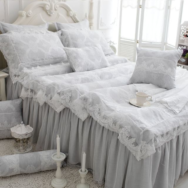 (2 colors) Victorian Style Bedding Set, Furniture & Home Living ...