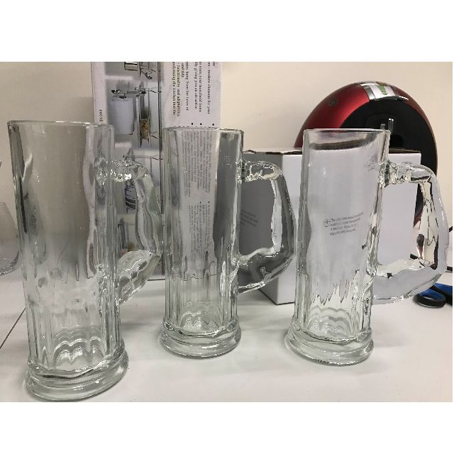Glass Muscle Men Bicep Beer Mugs - 500ml, TV & Home Appliances, Kitchen ...