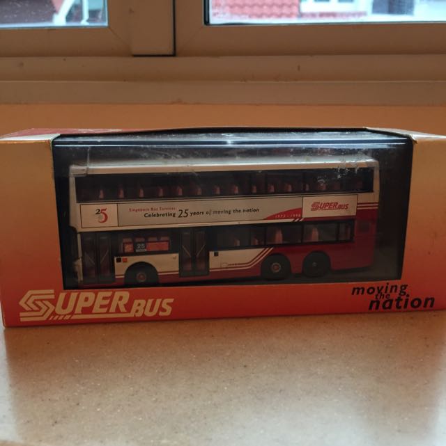 Singapore Edition: 25th Anniversary Service 25 Super Bus Model, Hobbies ...
