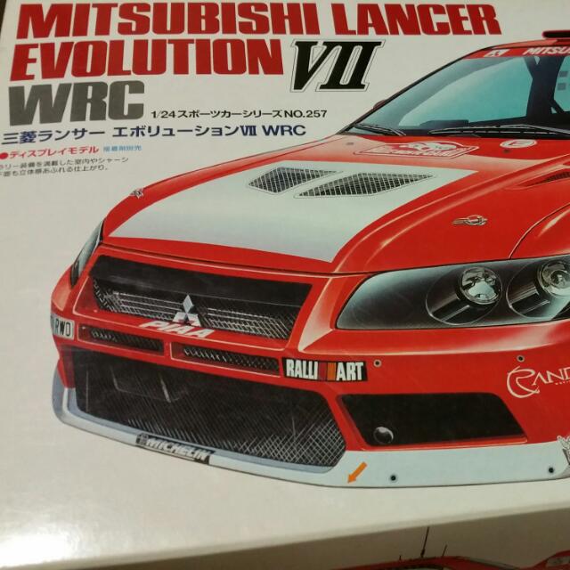 Tamiya MITSUBISHI LANCER EVO VII 1/24 CAR MODEL KIT, Hobbies & Toys ...