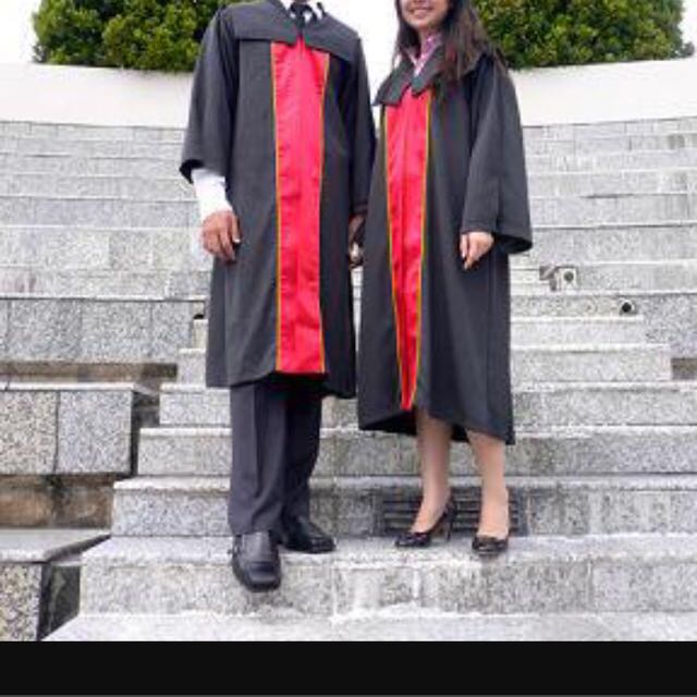 Temasek Polytechnic (TP) graduation gown, Men's Fashion, Tops & Sets ...