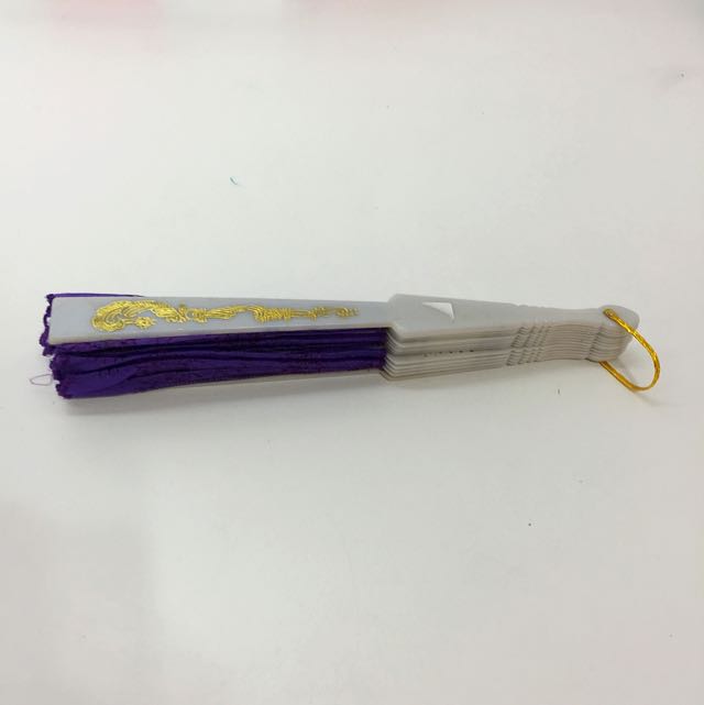 Translucent Purple Traditional Malay Hand Fan, Women's Fashion, Watches ...