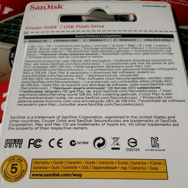 8GB Cruzer Orbit USB Flash Drive, Computers & Tech, Parts & Accessories ...