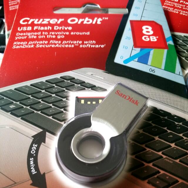 8GB Cruzer Orbit USB Flash Drive, Computers & Tech, Parts & Accessories ...