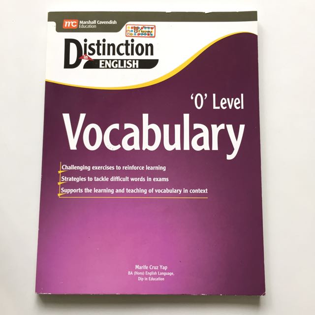 O Level English Vocabulary Exercise Book, Hobbies & Toys, Books ...