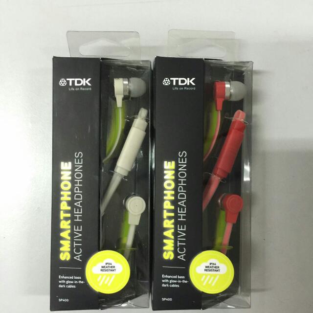 TDK Glow In The Dark SMARTPHONE Earpiece, Audio, Earphones on Carousell
