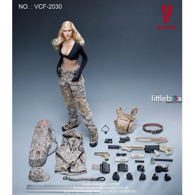 [LAST] VERYCOOL 1/6 Digital Camouflage Women Soldier -- Max VCF-2030 ...