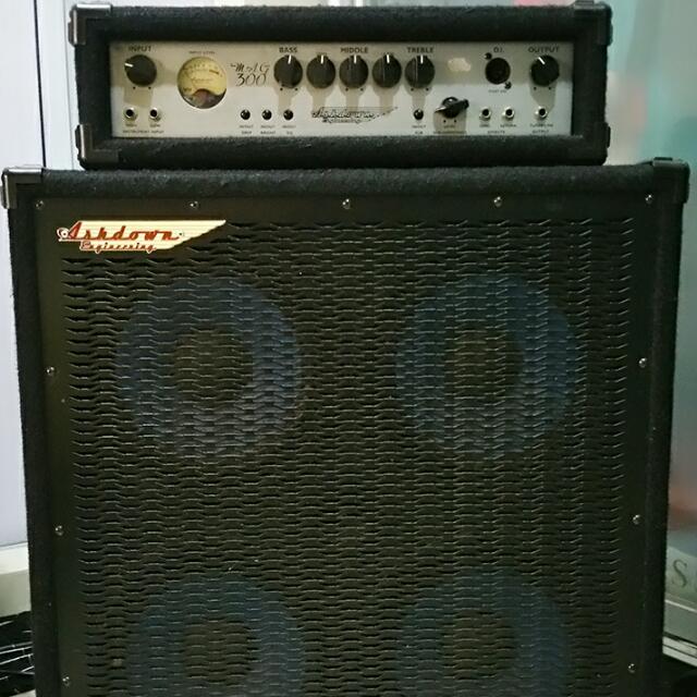 Ashdown Mag 300 Bass Head And Cabinet amplifier, Hobbies & Toys, Music ...