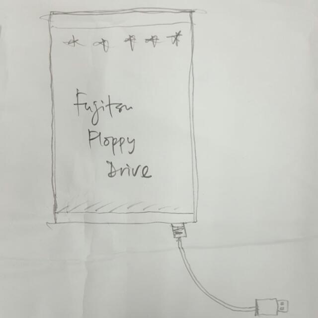 Fujitsu External Floppy Drive, Computers & Tech, Parts & Accessories ...