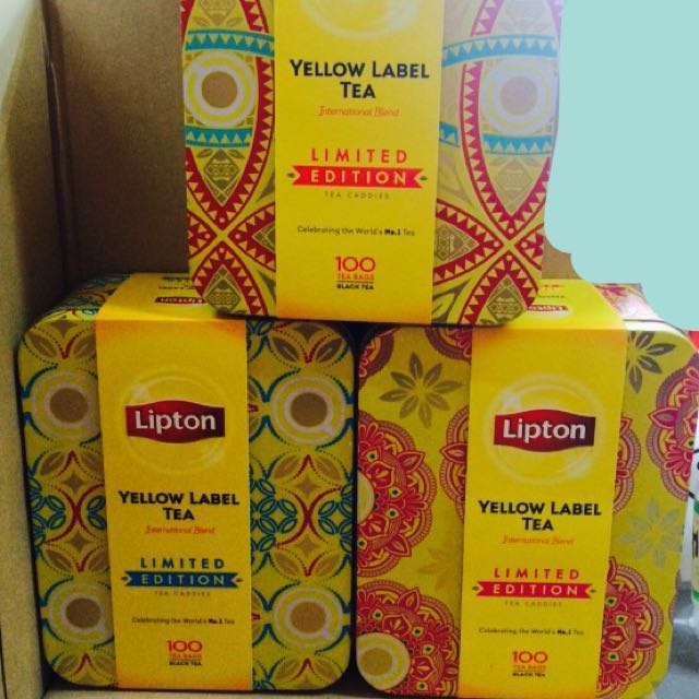 Lipton Tea Vintage Box, Food & Drinks, Beverages on Carousell