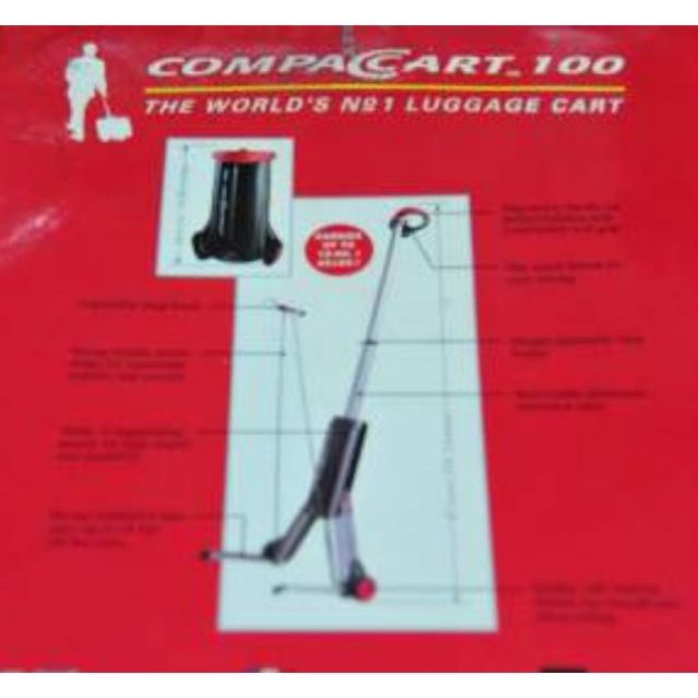 handcarry baggage / cabin luggage cart / trolley (compacart - 100 ...