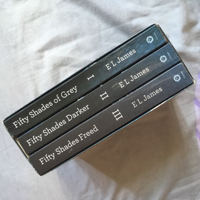 (RESERVED) Fifty Shades Of Grey Trilogy, Hobbies & Toys, Books ...