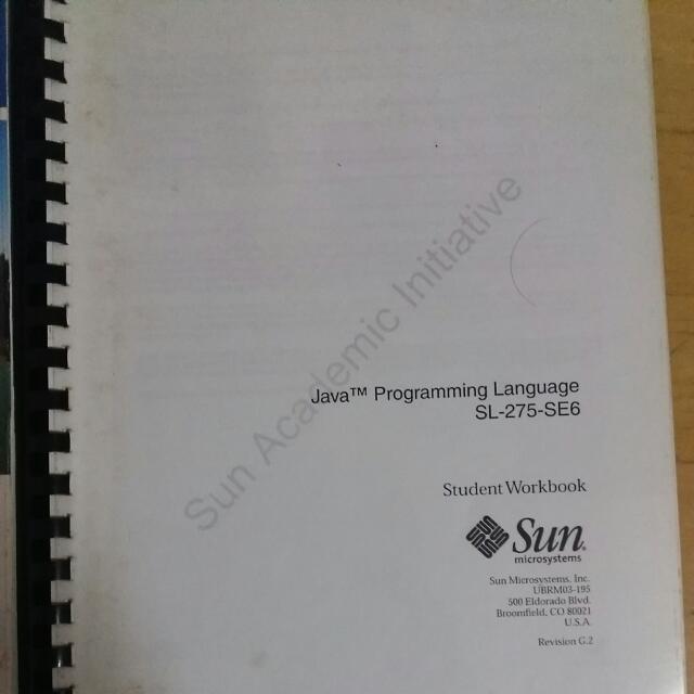 Java Programming Language, Hobbies & Toys, Books & Magazines, Textbooks ...