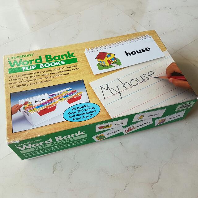 Lakeshore Word Bank Flip Books, Hobbies & Toys, Books & Magazines ...
