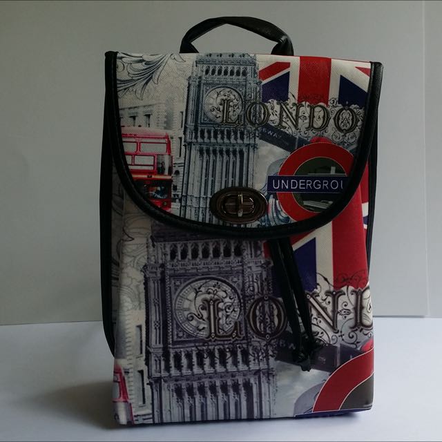 London Underground Backpack, Women's Fashion, Bags & Wallets, Backpacks ...