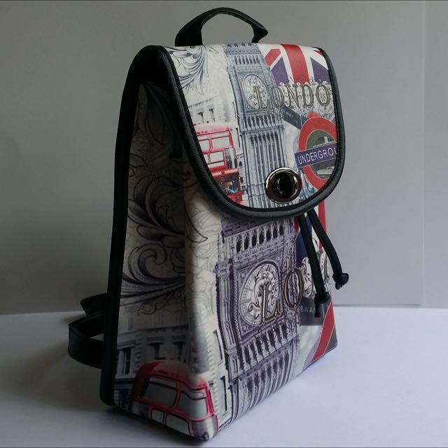 London Underground Backpack, Women's Fashion, Bags & Wallets, Backpacks ...