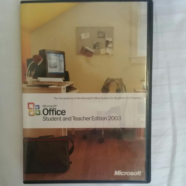 Microsoft Office Student And Teacher Edition 2003 (Genuine With Product ...