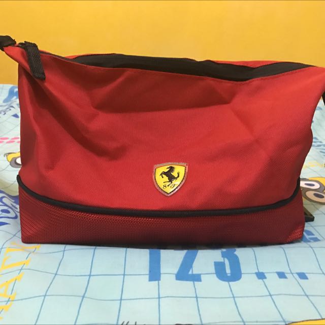 Ferrari Pouch, Men's Fashion, Bags, Belt bags, Clutches and Pouches on ...