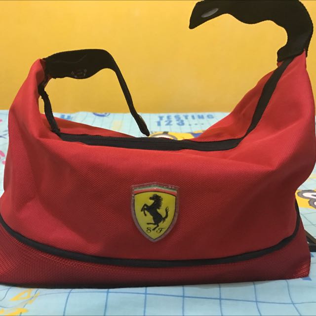 Ferrari Pouch, Men's Fashion, Bags, Belt bags, Clutches and Pouches on ...