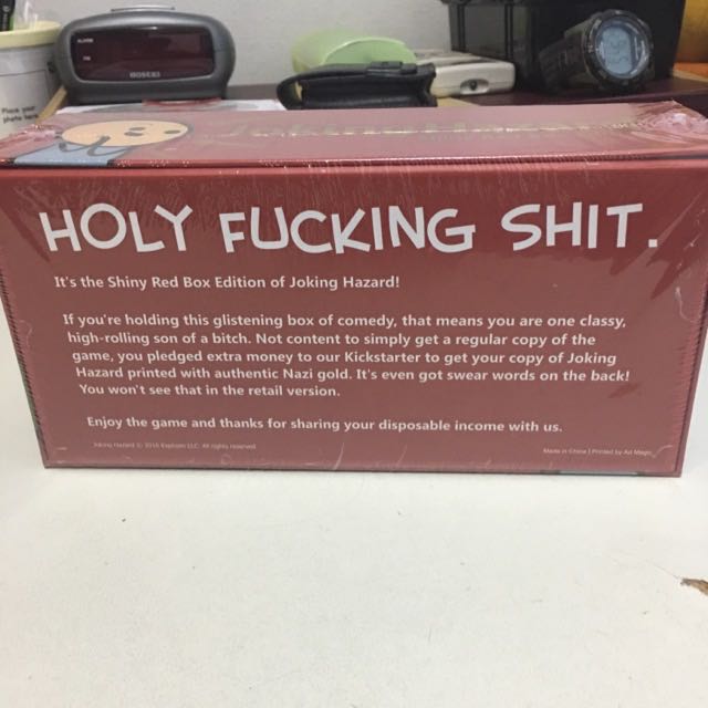 Joking Hazard-Shiny Red Box Edition, Hobbies & Toys, Toys & Games on ...