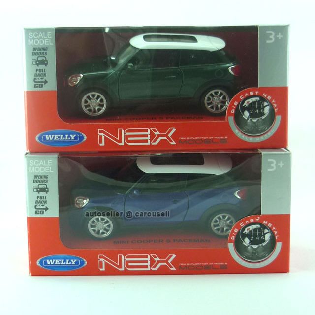 Mini Cooper S Paceman diecast model (green/ white top), Hobbies & Toys ...