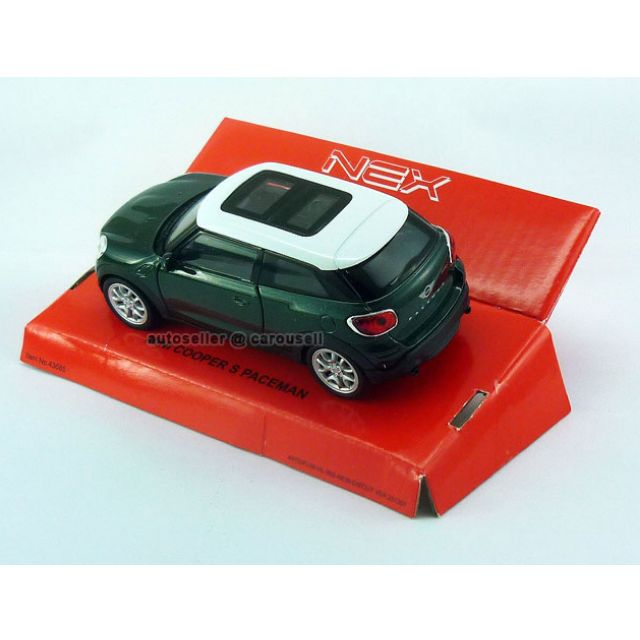 Mini Cooper S Paceman diecast model (green/ white top), Hobbies & Toys ...