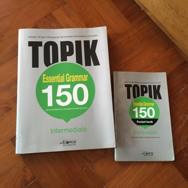 Topik Essential grammar (Korean textbook), Hobbies & Toys, Books ...