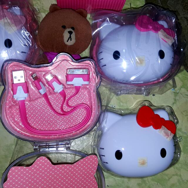 Brand New Super Duper Cutesy Hello Kitty Power Banks, Women's Fashion ...