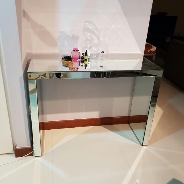 Dressing Table - Full Glass, Furniture & Home Living, Furniture, Tables ...