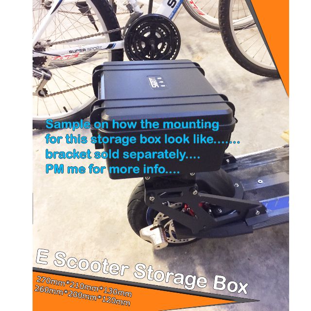 E Scooter Storage Box #not nanuk pelican, Sports Equipment, PMDs, E ...