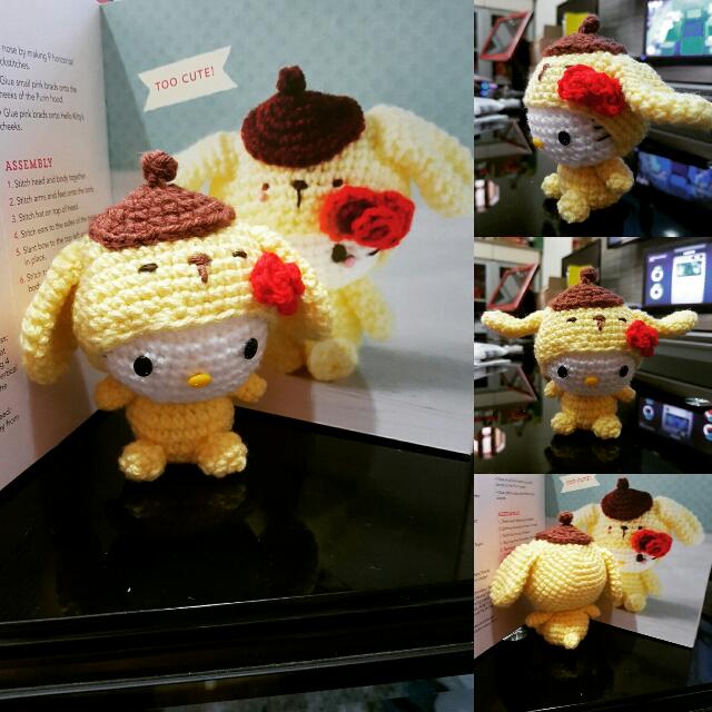 Hello Kitty Dressed Purin - Homemade, Hobbies & Toys, Stationery ...