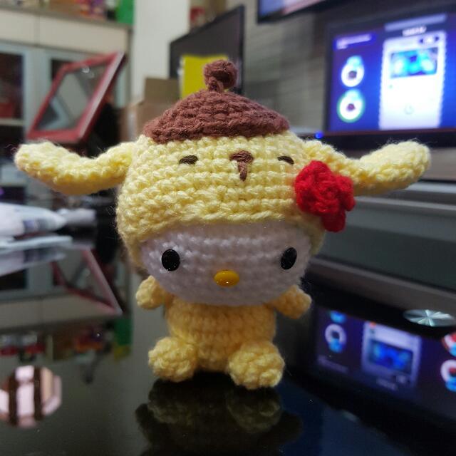 Hello Kitty Dressed Purin - Homemade, Hobbies & Toys, Stationery ...