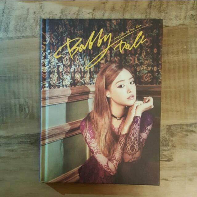 OFFICIAL | SONG JIEUN BOBBY DOLL UNSEALED ALBUM WITH POSTER ...