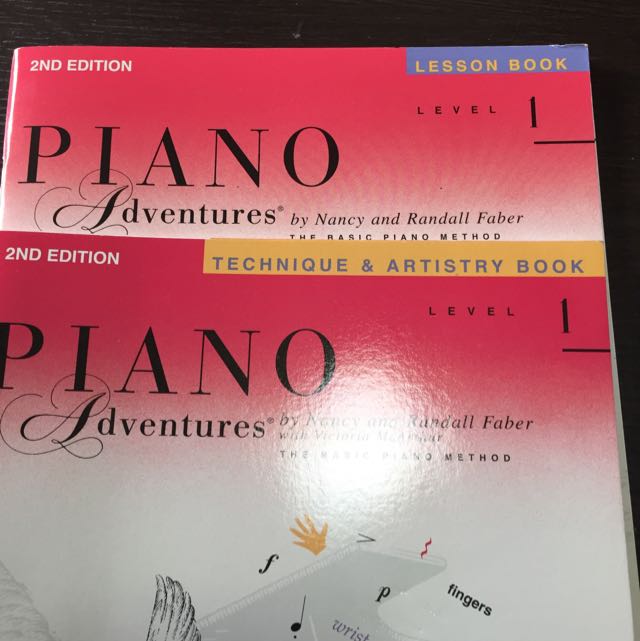 PIANO LEVEL 1 BOOKS, Hobbies & Toys, Books & Magazines, Textbooks on ...