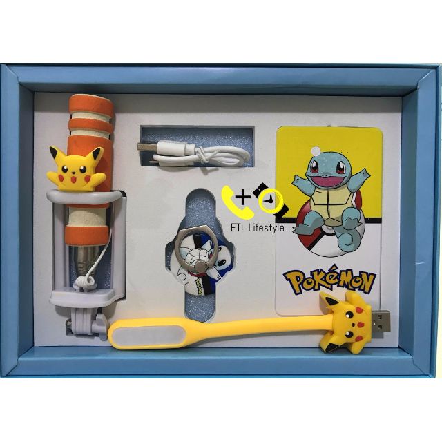 Pokemon Power Bank Gift Set, Mobile Phones & Gadgets, Mobile & Gadget ...