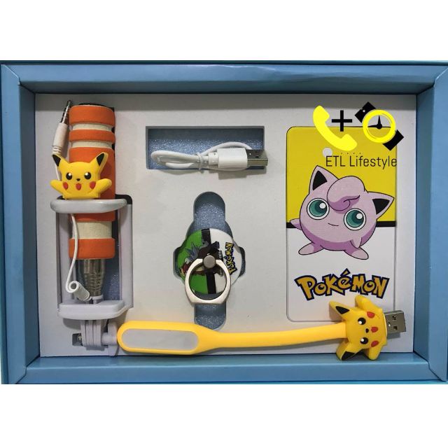 Pokemon Power Bank Gift Set, Mobile Phones & Gadgets, Mobile & Gadget ...