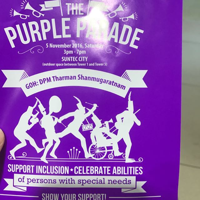 Purple Parade Flyer, Hobbies & Toys, Stationery & Craft, Stationery ...