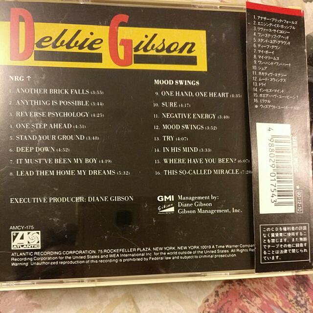 Rare Pop CD - Debbie Gibson Anything Is Possible c/w 3" Single (Japan ...