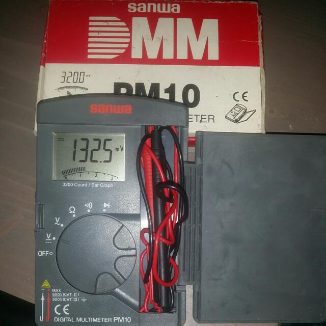 Sanwa Digital Multimeter PM10, Health & Nutrition, Health Monitors ...